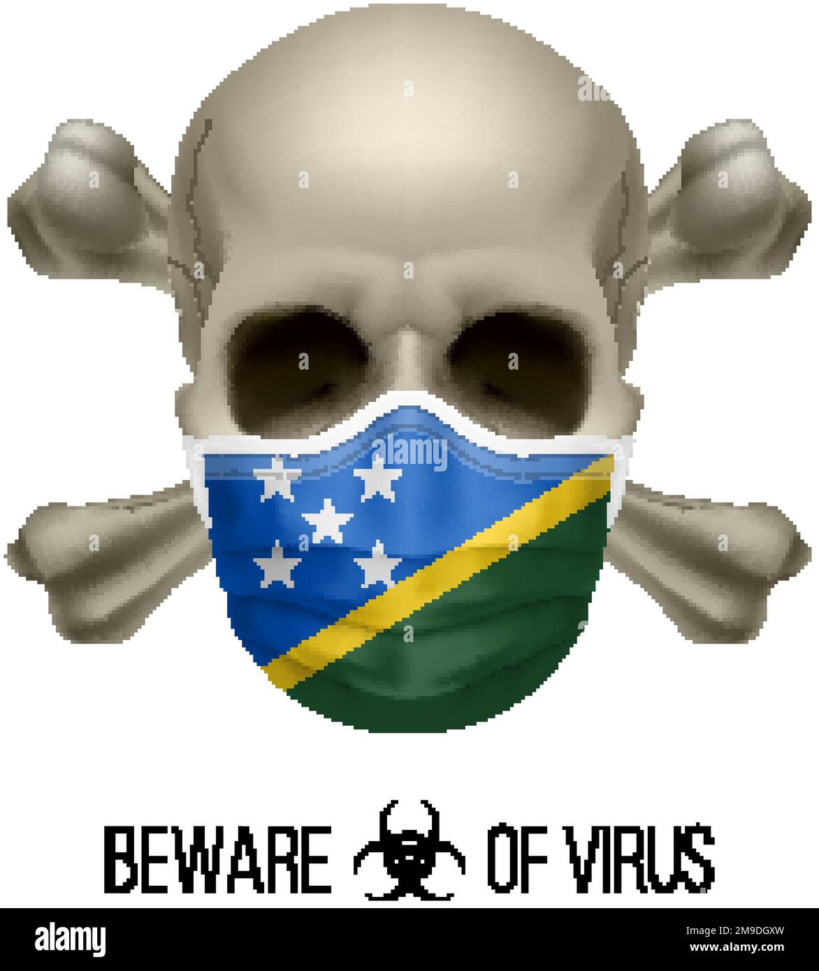 Skull island solomon islands Stock Vector Images - Alamy