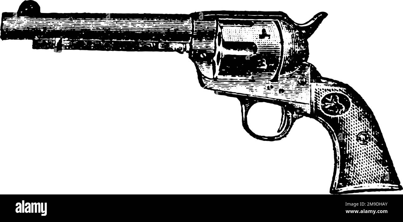 Colt Revolver Vector