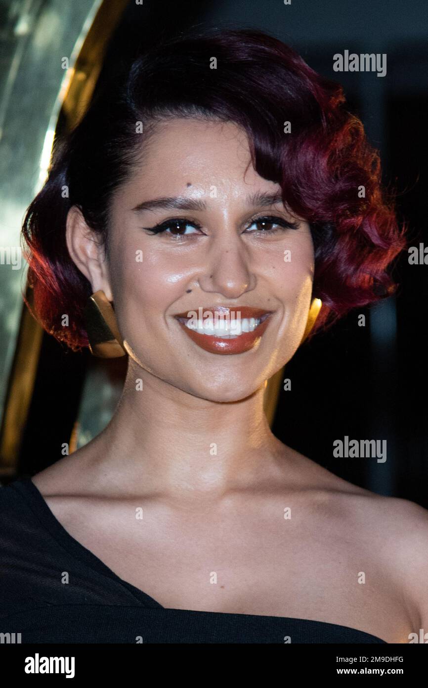 Raye attending the Saint Laurent Menswear Fall-Winter 2023-2024 show as ...