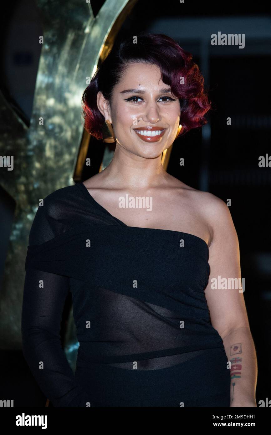 Raye attending the Saint Laurent Menswear Fall-Winter 2023-2024 show as ...