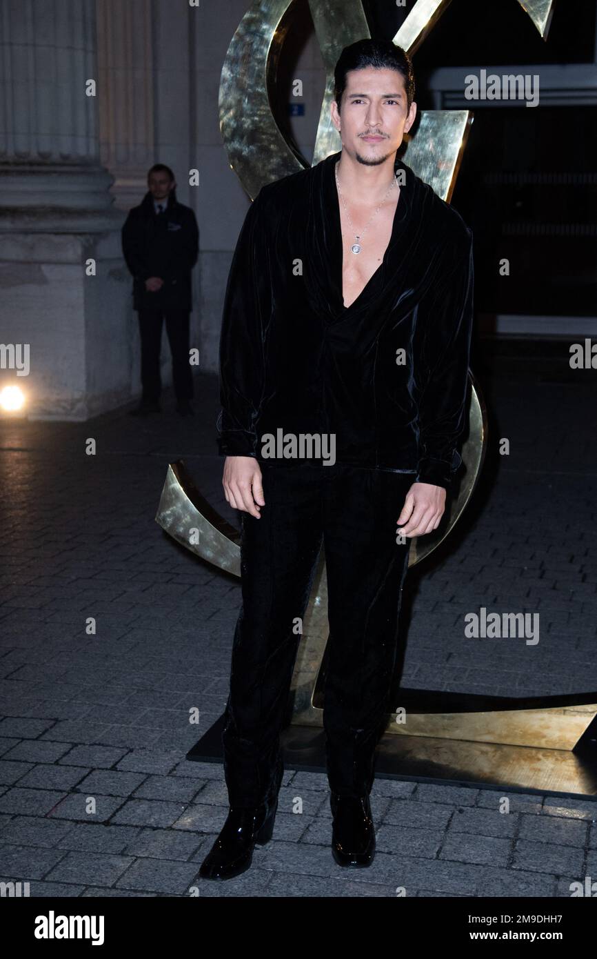 Danny Ramirez attending the Saint Laurent Menswear Fall-Winter 2023 ...