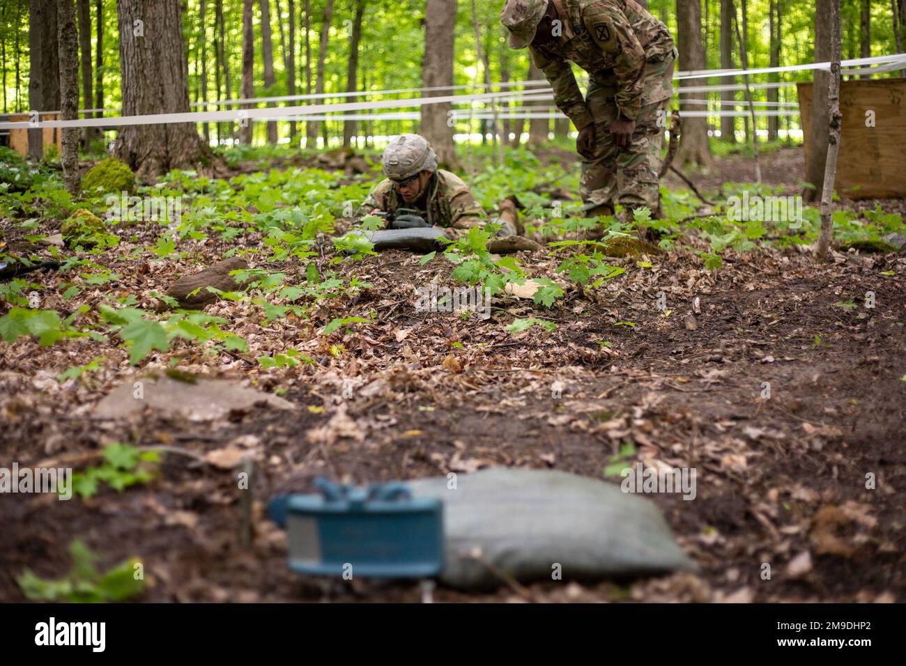 2nd Lt. John Giannone, assigned to 548th Division Sustainment Support ...