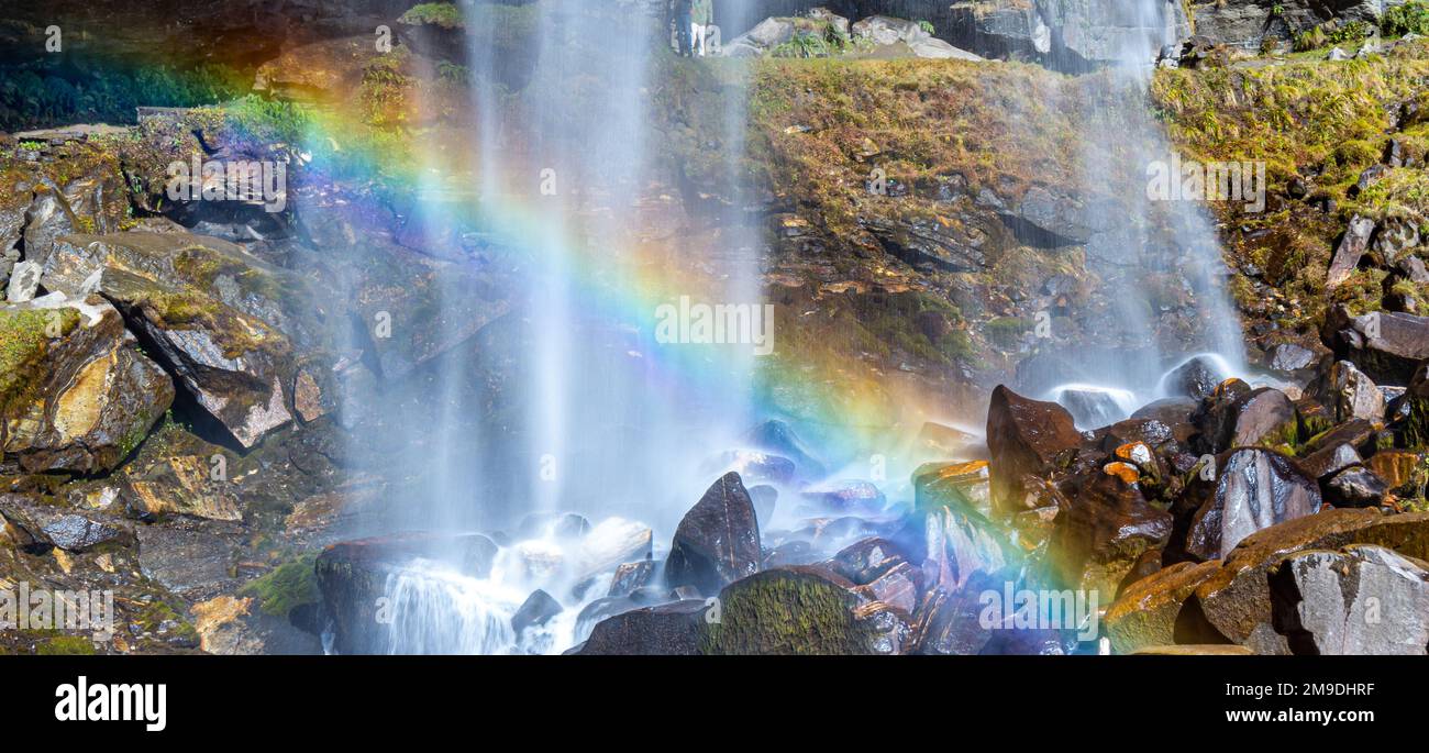 Colours of Manali in Himachal Pradesh India. Panoramic views of ...
