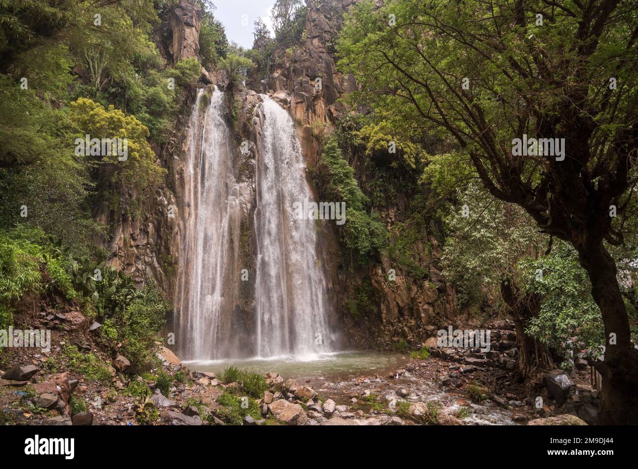 Wadi banna waterfall hi-res stock photography and images - Alamy