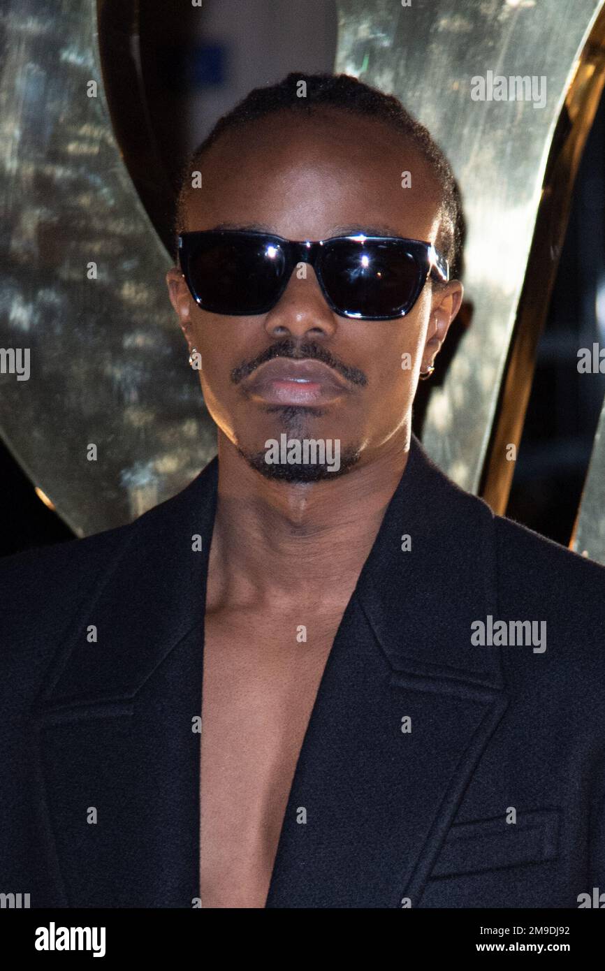 Ruby Thelot attending the Saint Laurent Menswear Fall-Winter 2023-2024 show as part of Paris ...