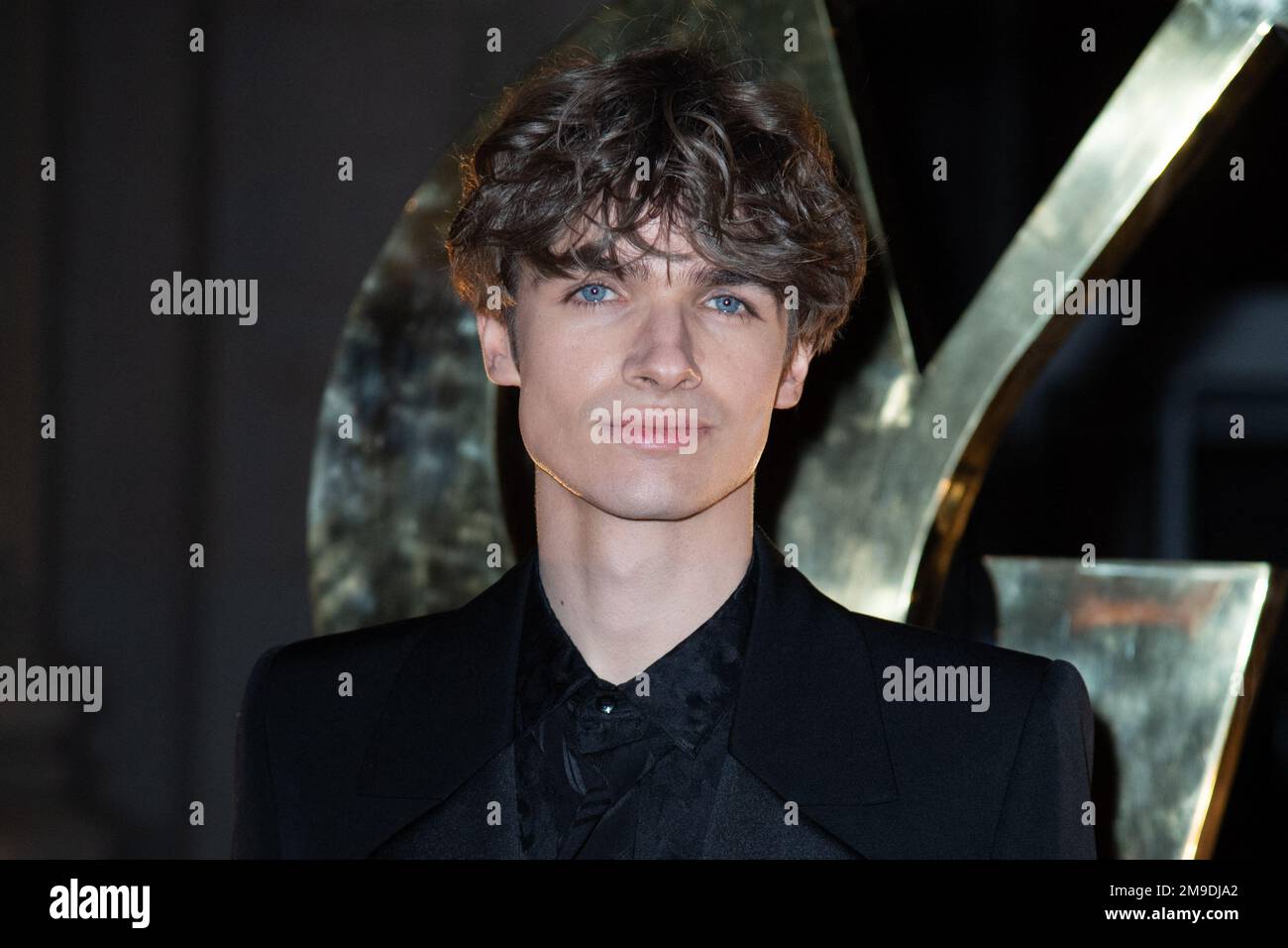 Pierre de Maere attending the Saint Laurent Menswear Fall-Winter 2023 ...