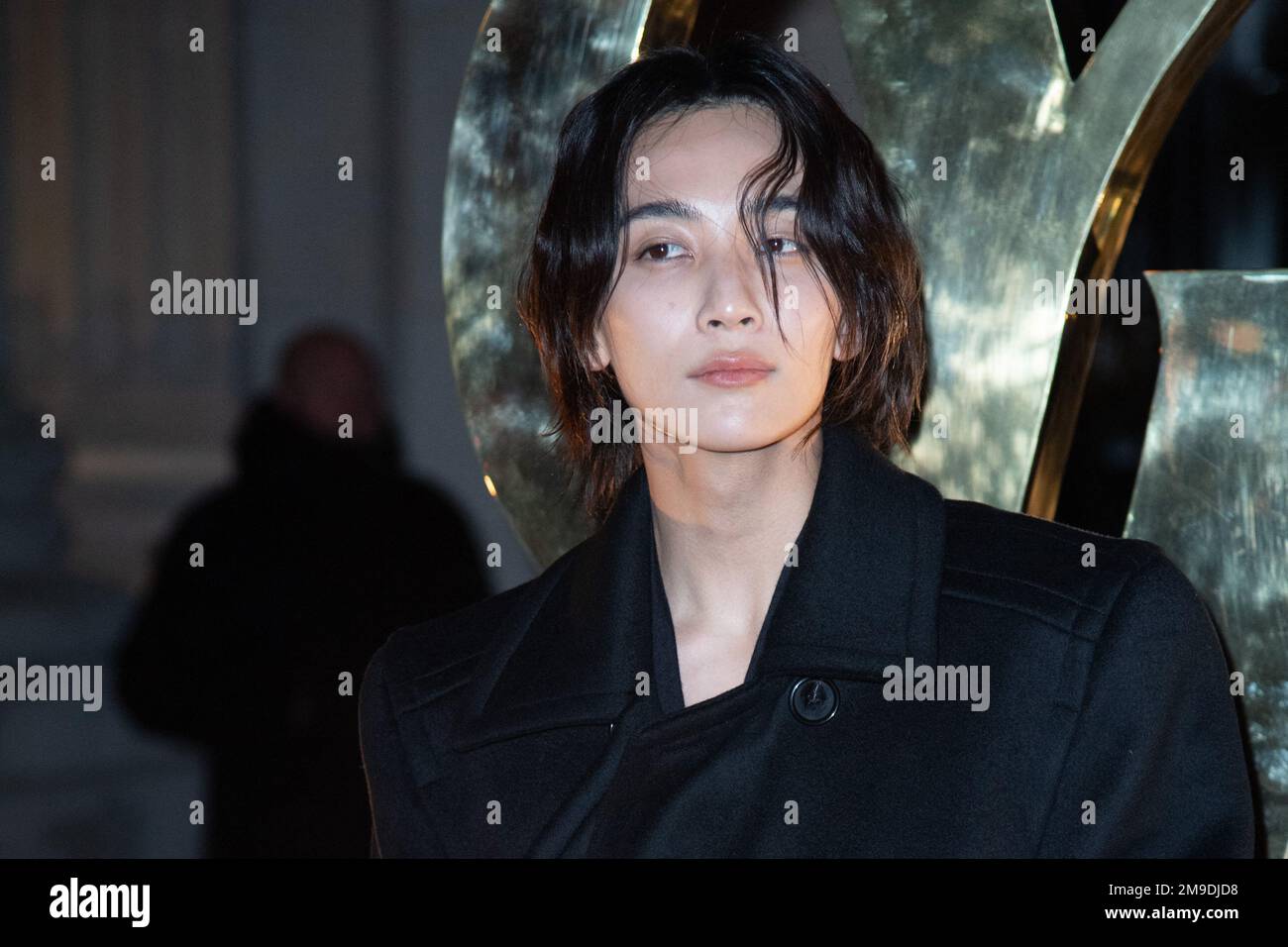 Paris, France. 17th Jan, 2023. Jeong Han attending the Saint Laurent ...