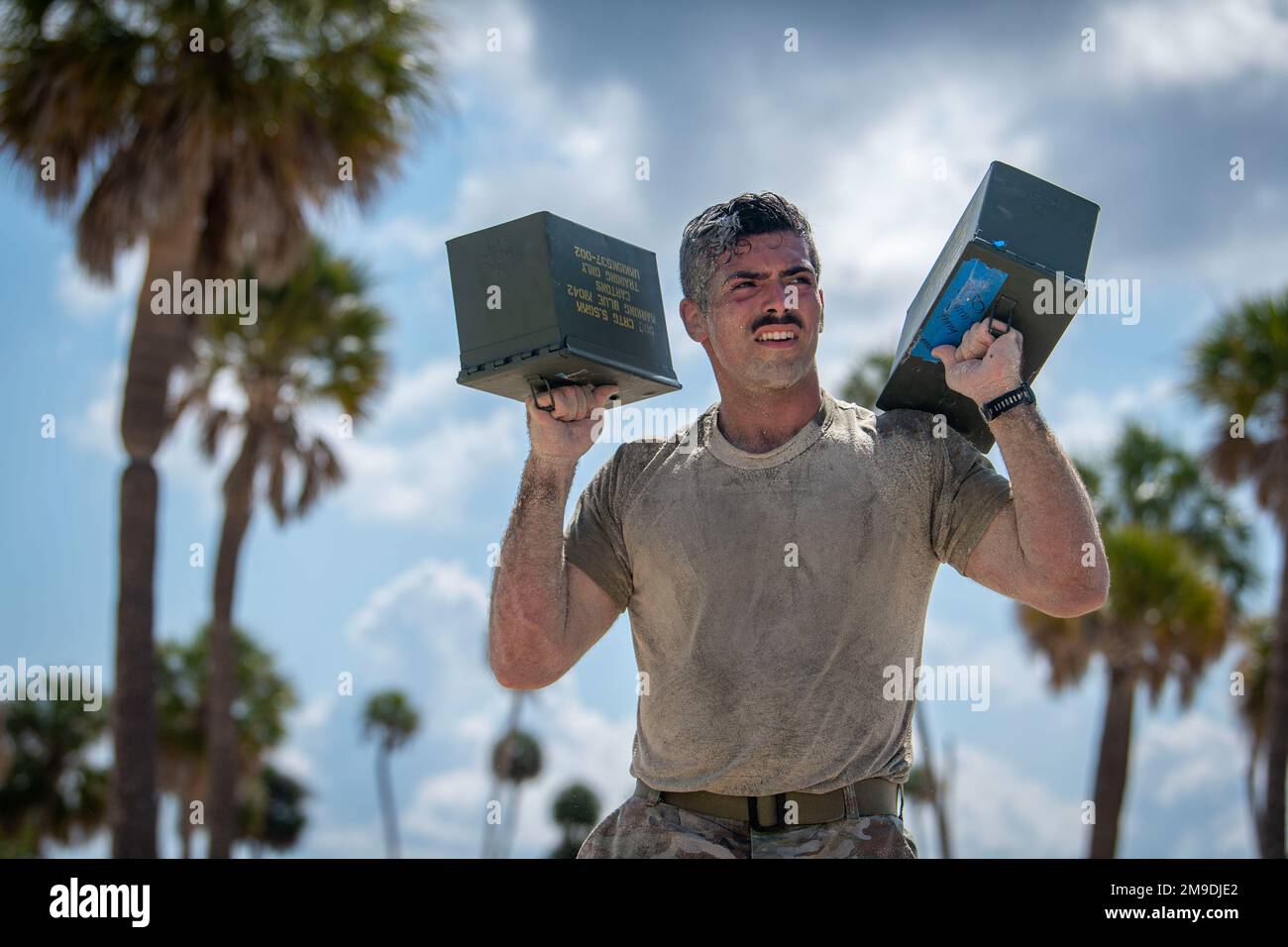 U.S. Air Force Senior Airman Gabriel Alequin-Gonzalez, an entry ...
