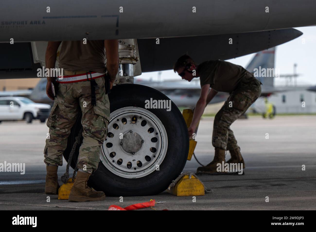 U.S. Airmen with the 142nd Aircraft Maintenance Squadron, Portland Air ...