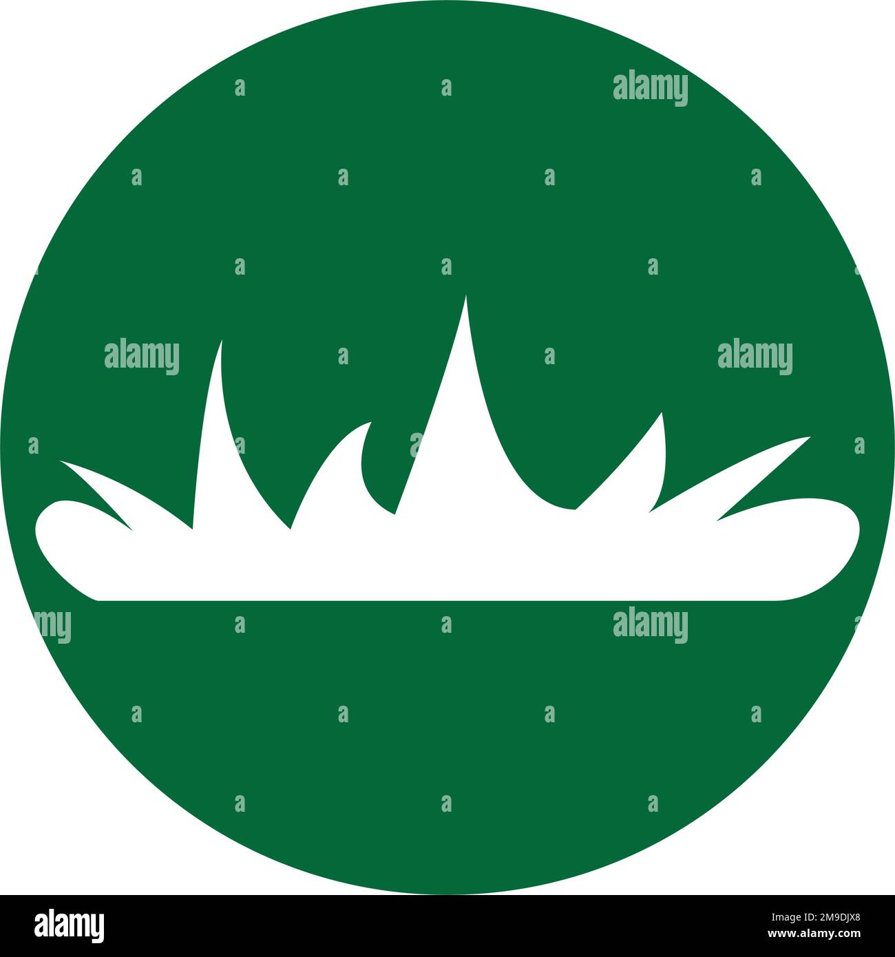 grass logo vector illustration design Stock Vector Image & Art - Alamy
