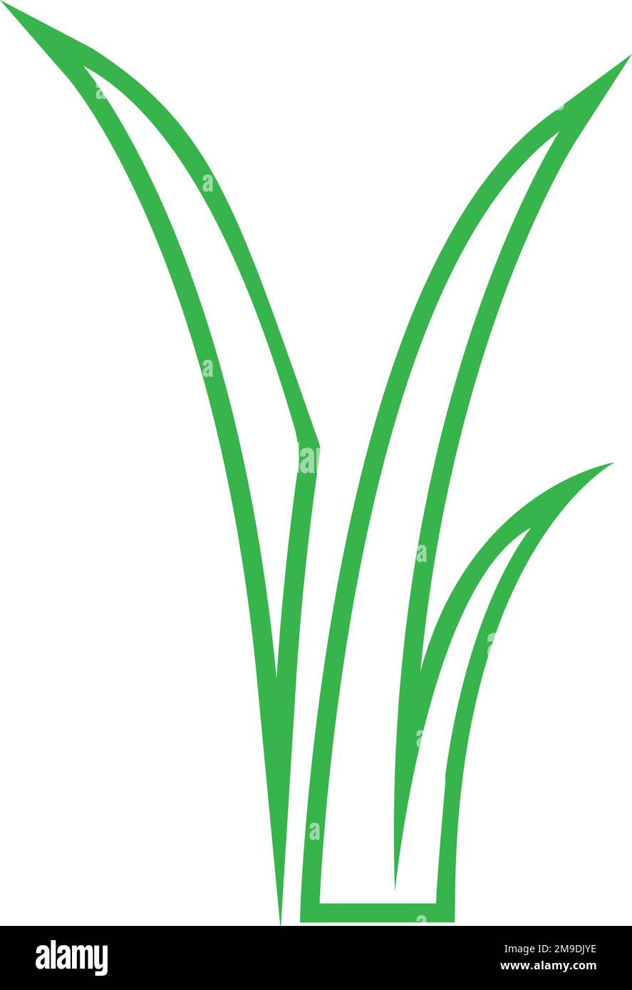 grass logo vector illustration design Stock Vector Image & Art - Alamy