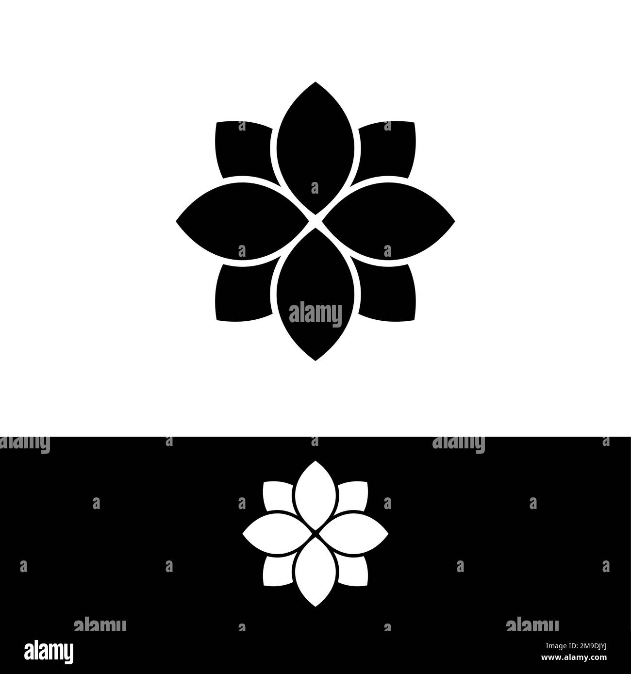 black and white simple and elegant logo template, suitable for ...