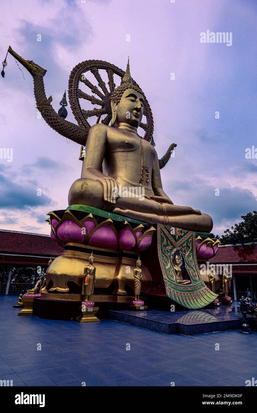 The famous Wat Phra Yai temple in Thailand Stock Photo - Alamy