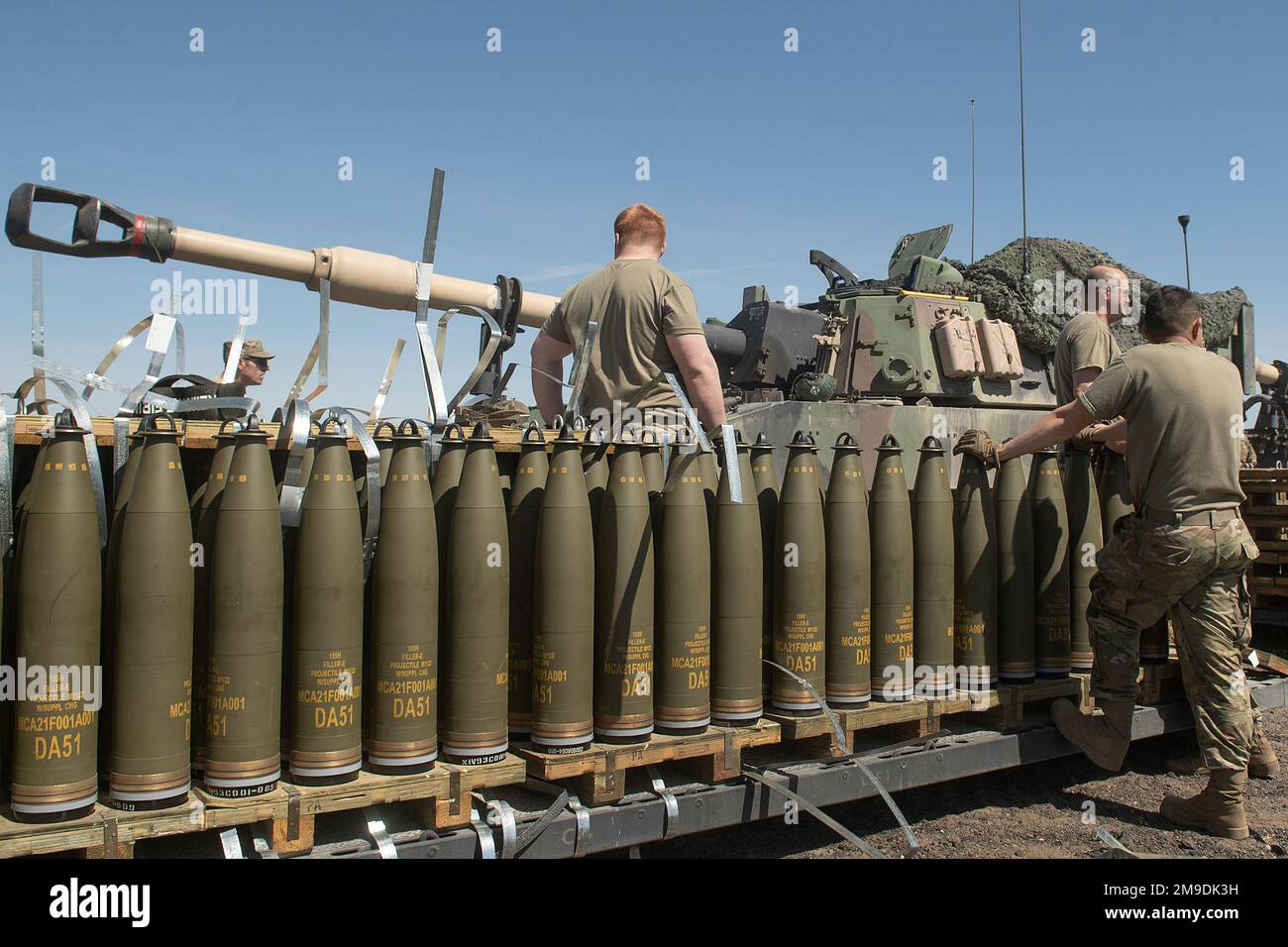 Arriving at their base camp, soldiers from the 148th field Artillery ...