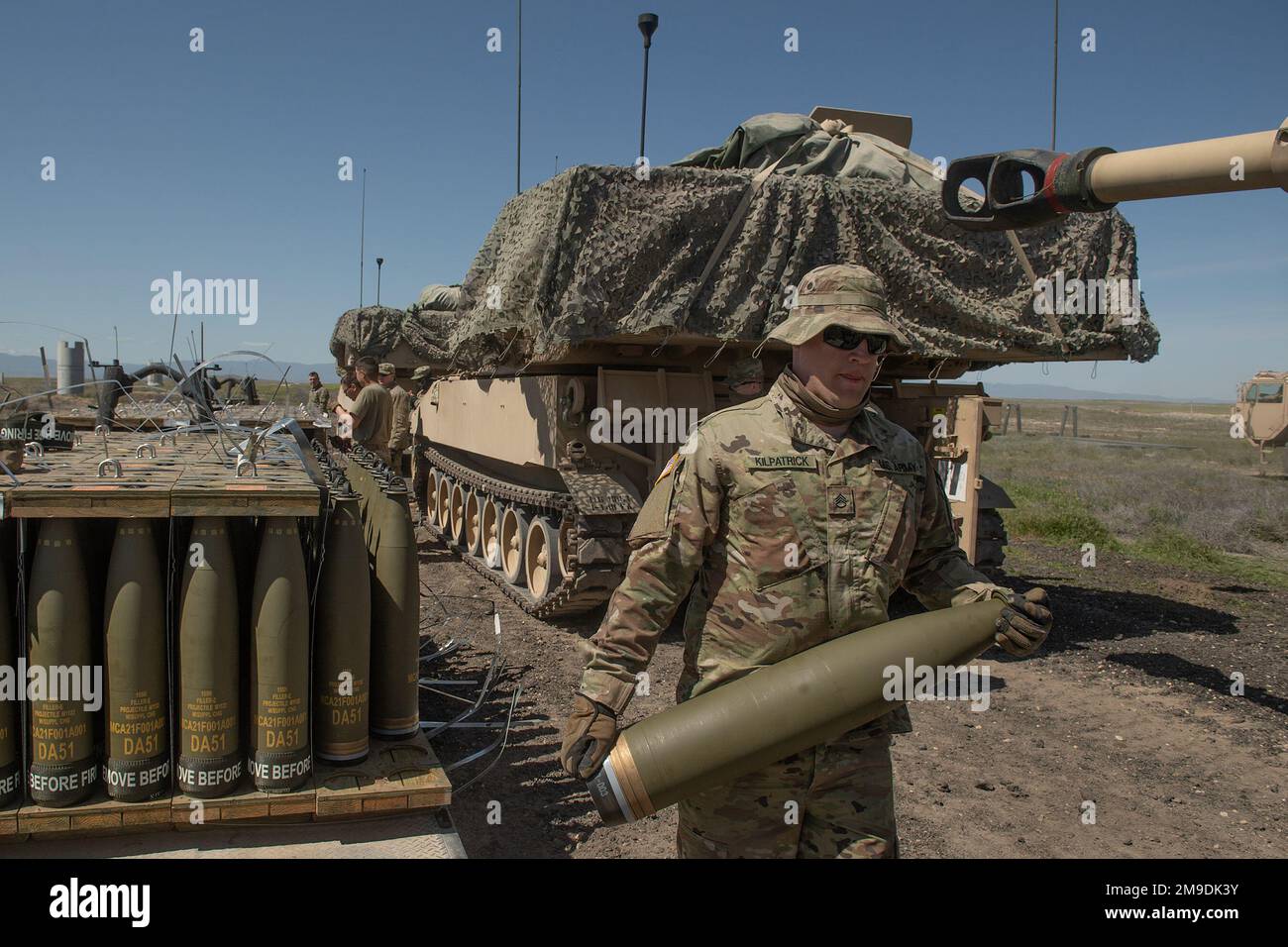Arriving at their base camp, soldiers from the 148th field Artillery ...