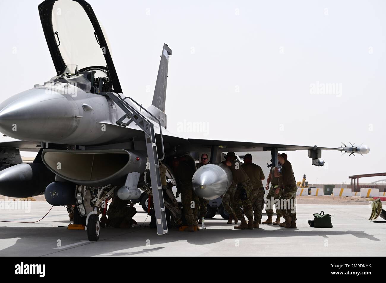 U.S. Air Force F-16 Fighting Falcon maintainers, assigned to the 14th ...