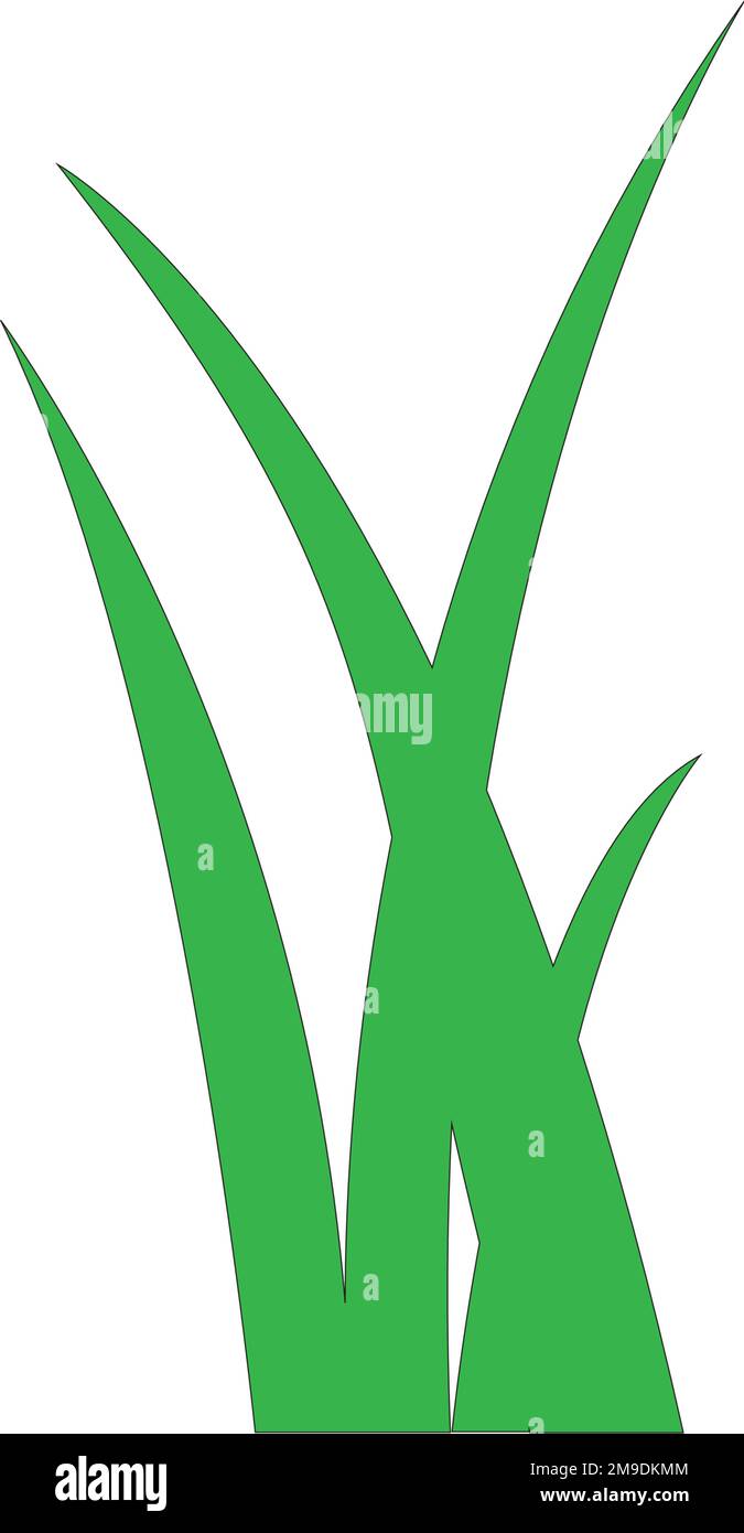 grass logo vector illustration design Stock Vector Image & Art - Alamy