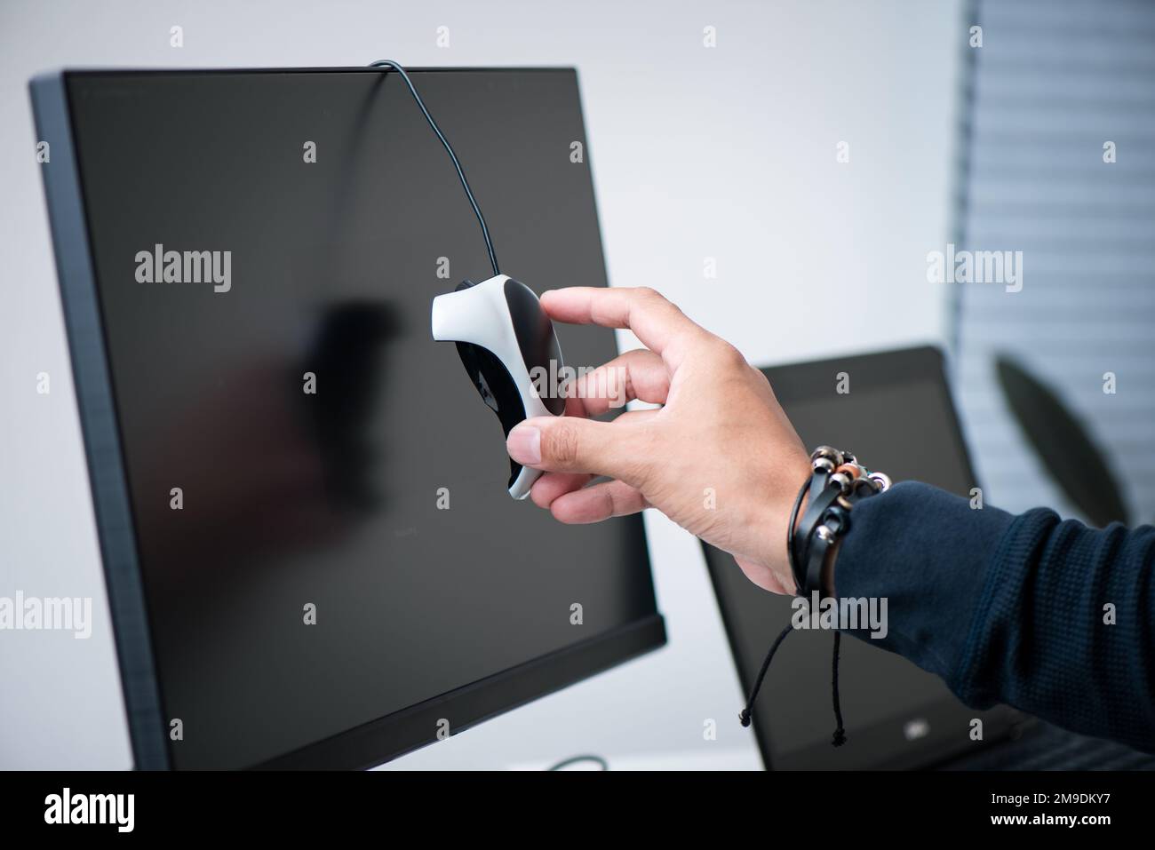 Monitor Calibration By Using External Calibrator To Ensure Color Is