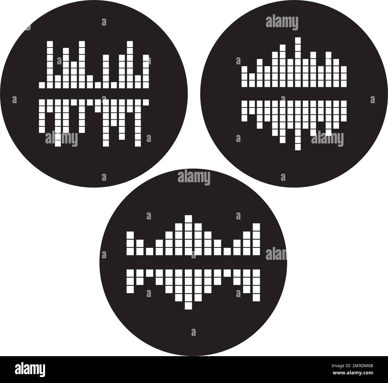 sound wave music logo vector illustration Stock Vector Image & Art - Alamy