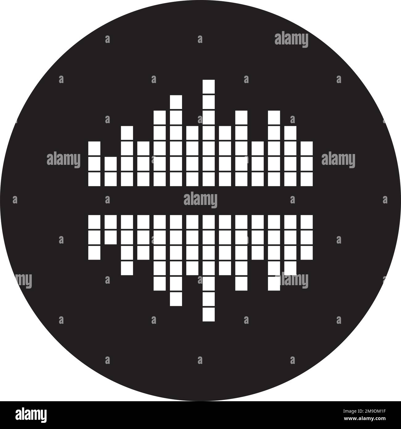 sound wave music logo vector illustration Stock Vector Image & Art - Alamy