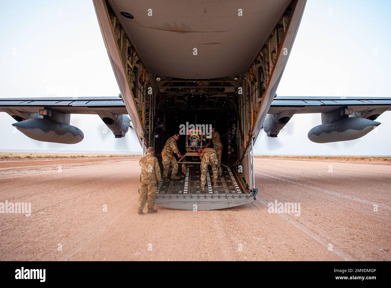 U.S. Airmen of the 33rd Special Operations Squadron JUMP 20 unmanned ...