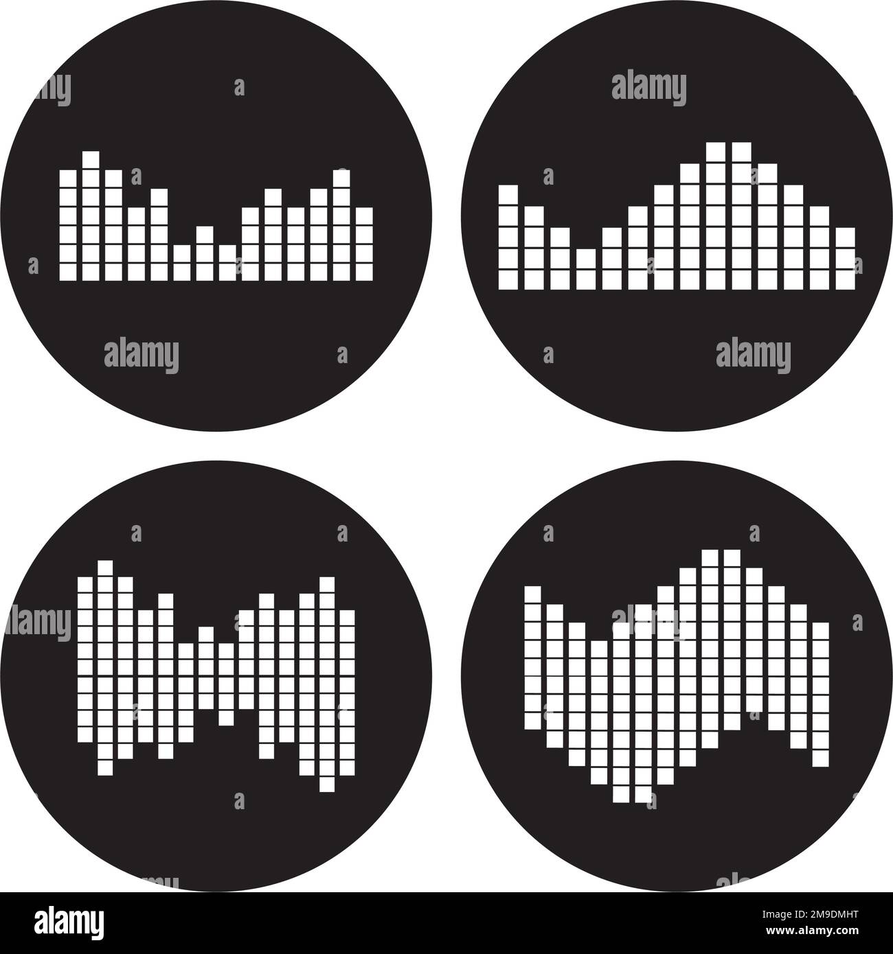 sound wave music logo vector illustration Stock Vector Image & Art - Alamy