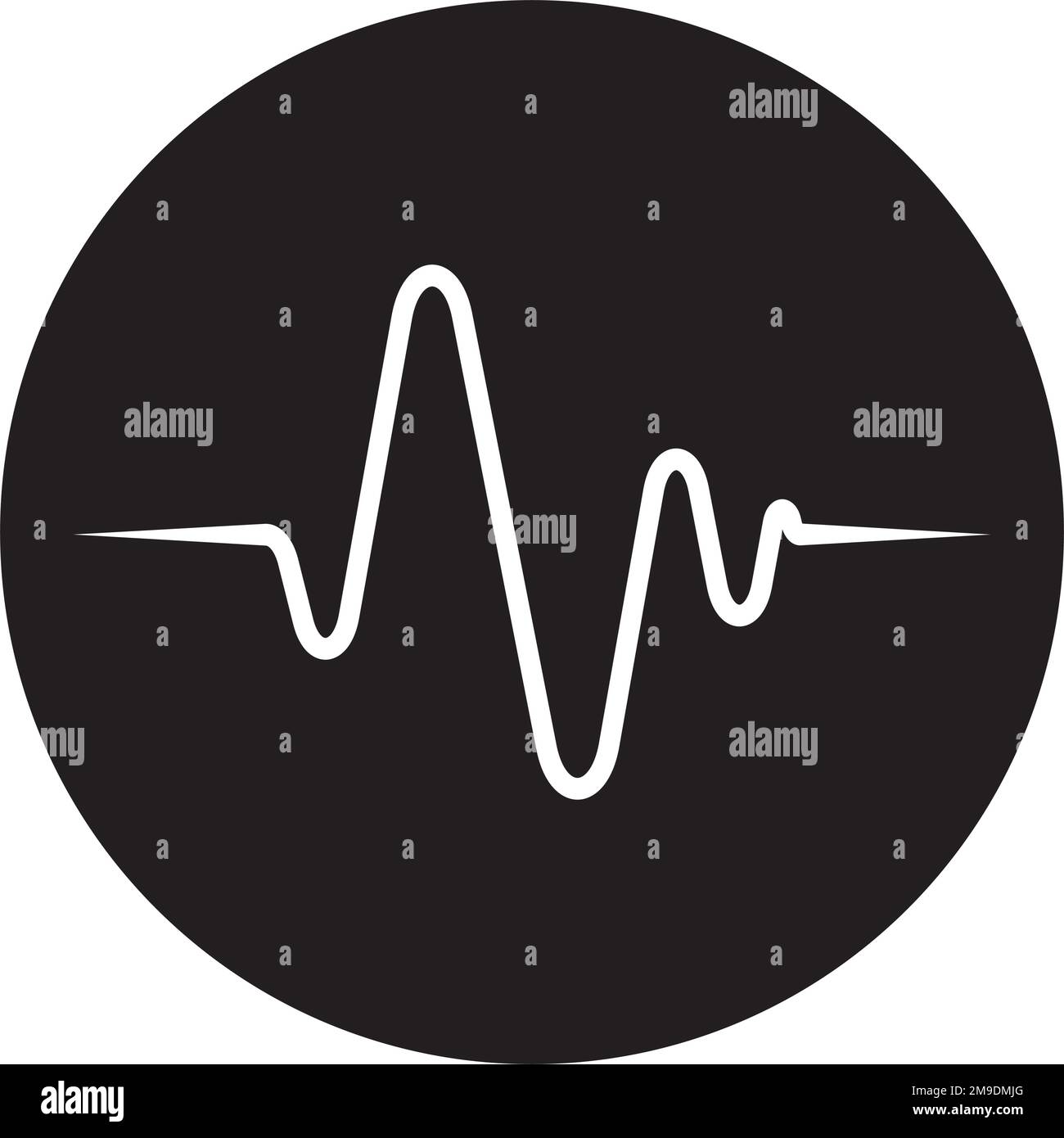 sound wave logo vector template Stock Vector Image & Art - Alamy