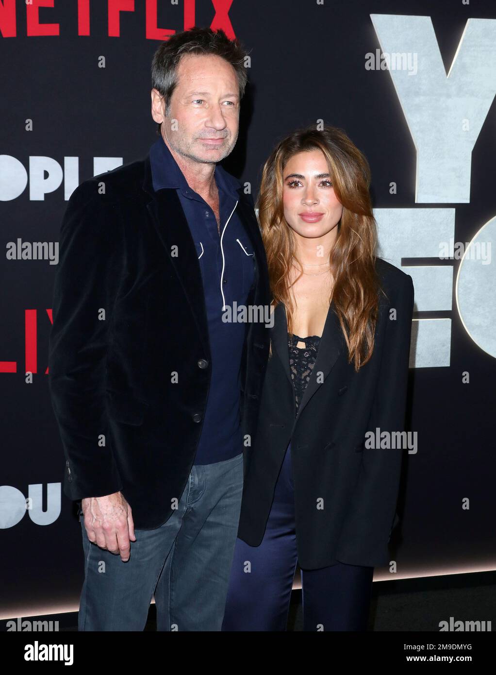 David Duchovny, Monique Pendleberry arrives at YOU PEOPLE Los Angeles ...