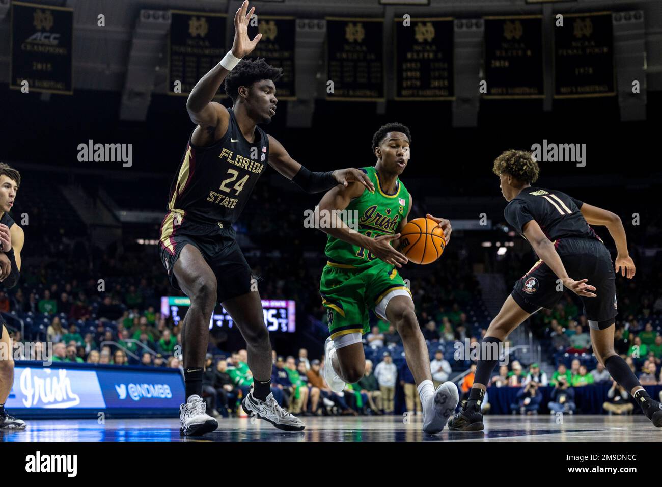 South Bend, Indiana, USA. 17th Jan, 2023. Notre Dame guard Marcus ...
