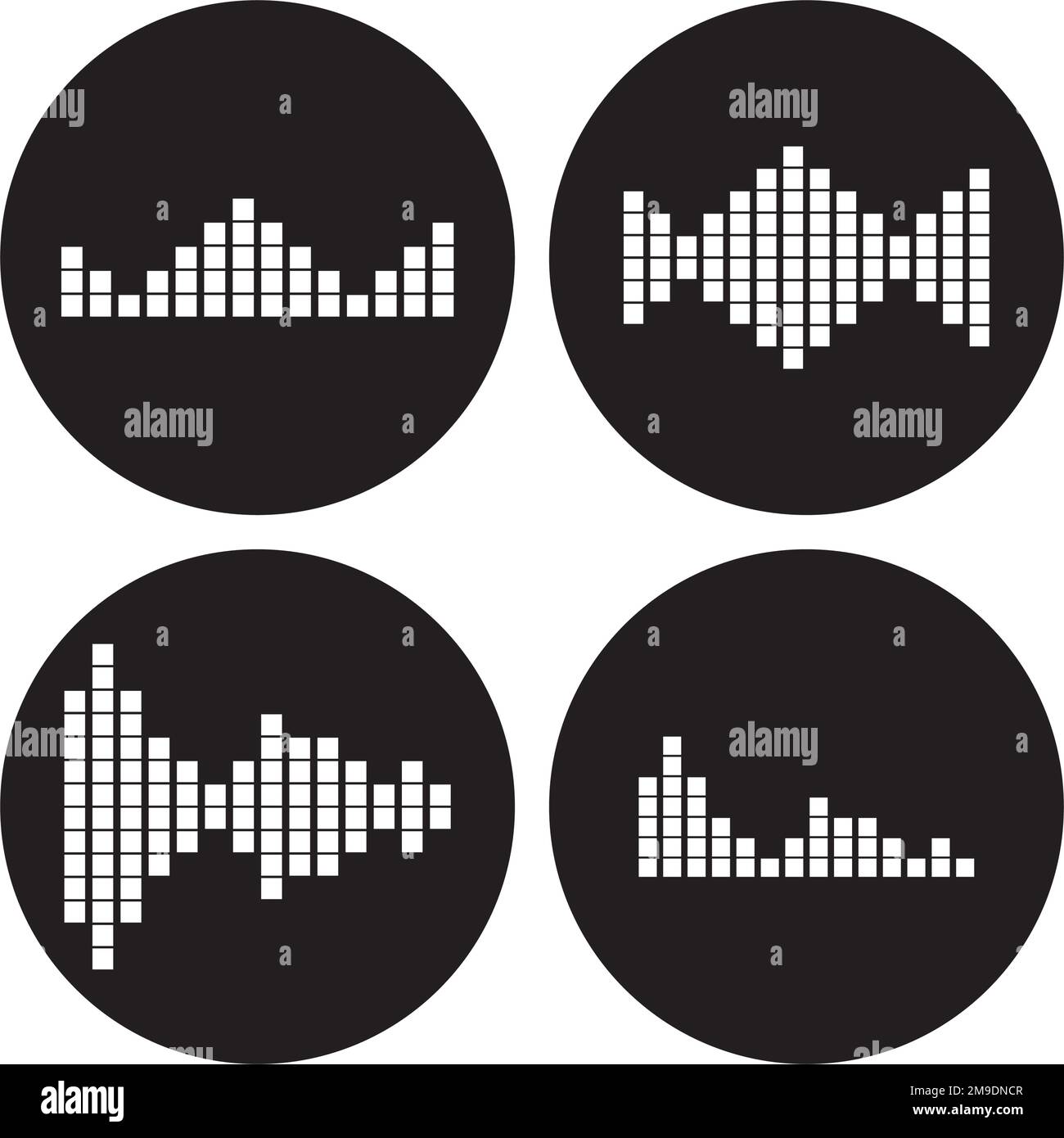 sound wave music logo vector illustration Stock Vector Image & Art - Alamy