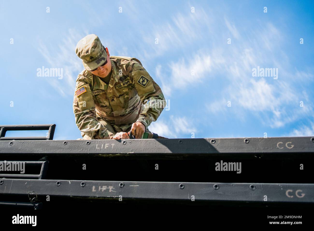 Soldiers from the 960th Brigade Support Battalion, Wyoming Army ...