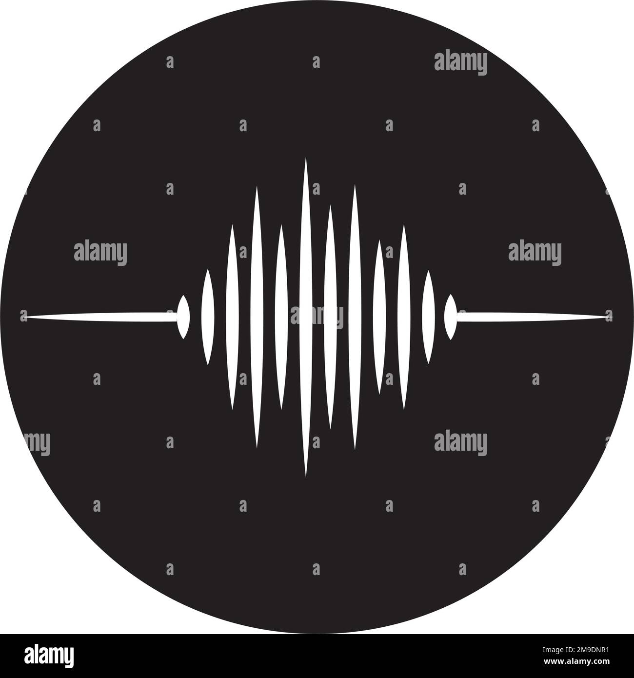 sound wave logo vektor template Stock Vector Image & Art - Alamy