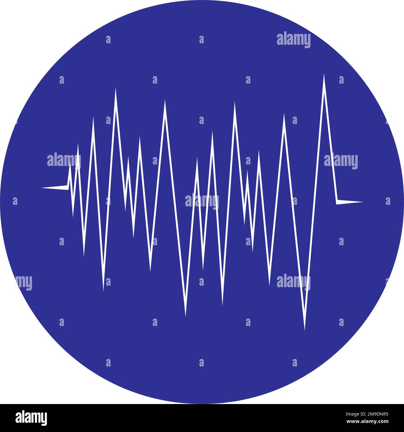 sound wave logo vector template Stock Vector Image & Art - Alamy