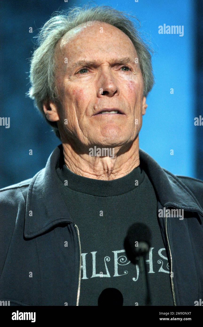 Clint Eastwood at rehearsals for the 12th Annual Screen Actors Guild ...