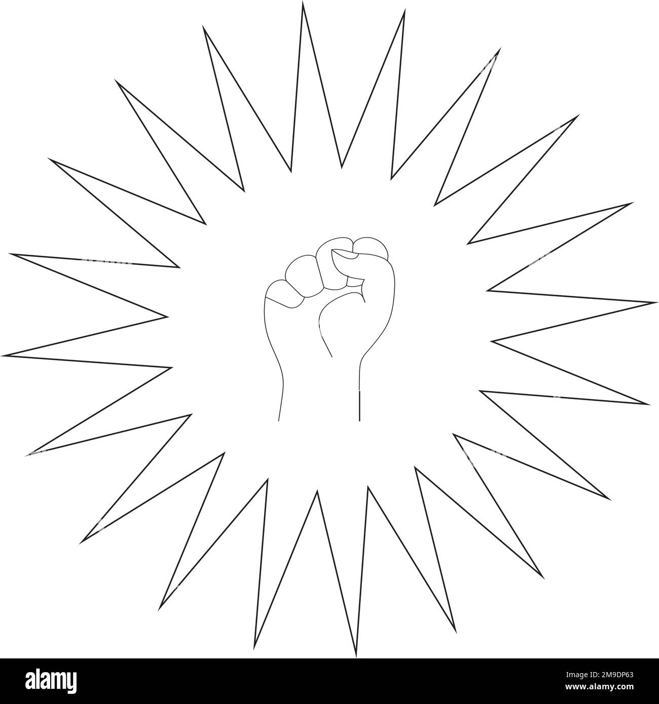 fist hand logo vector template Stock Vector Image & Art - Alamy