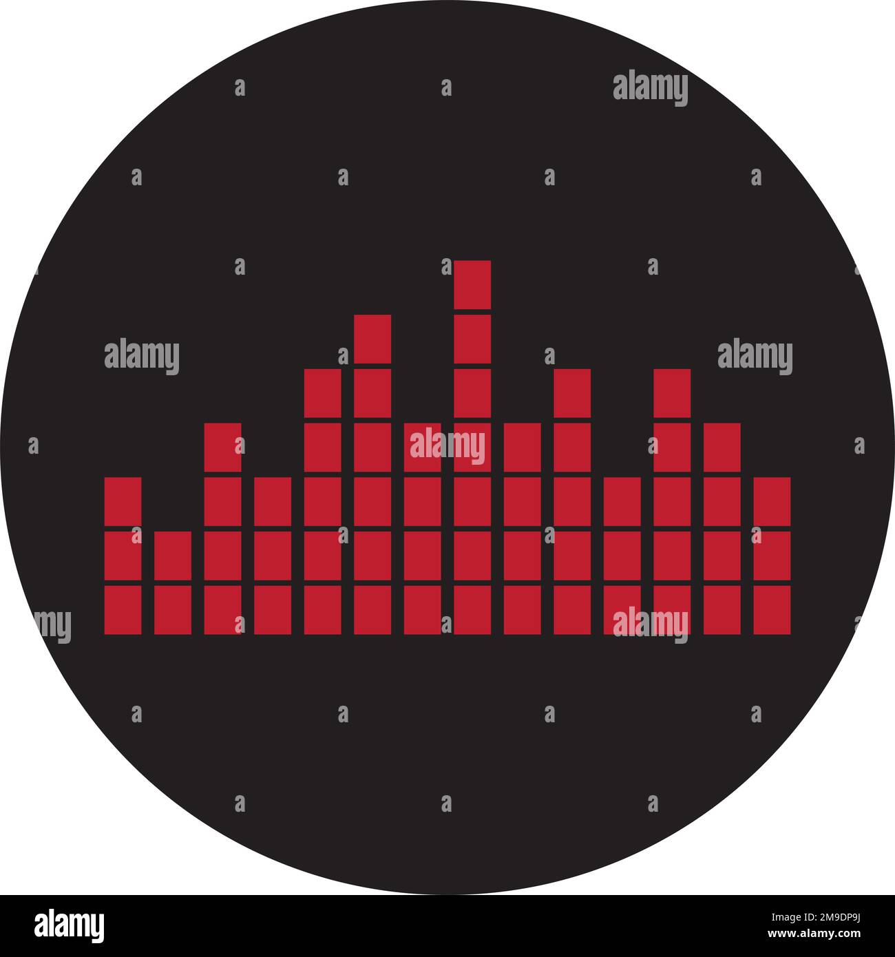 sound wave music logo vector illustration Stock Vector Image & Art - Alamy