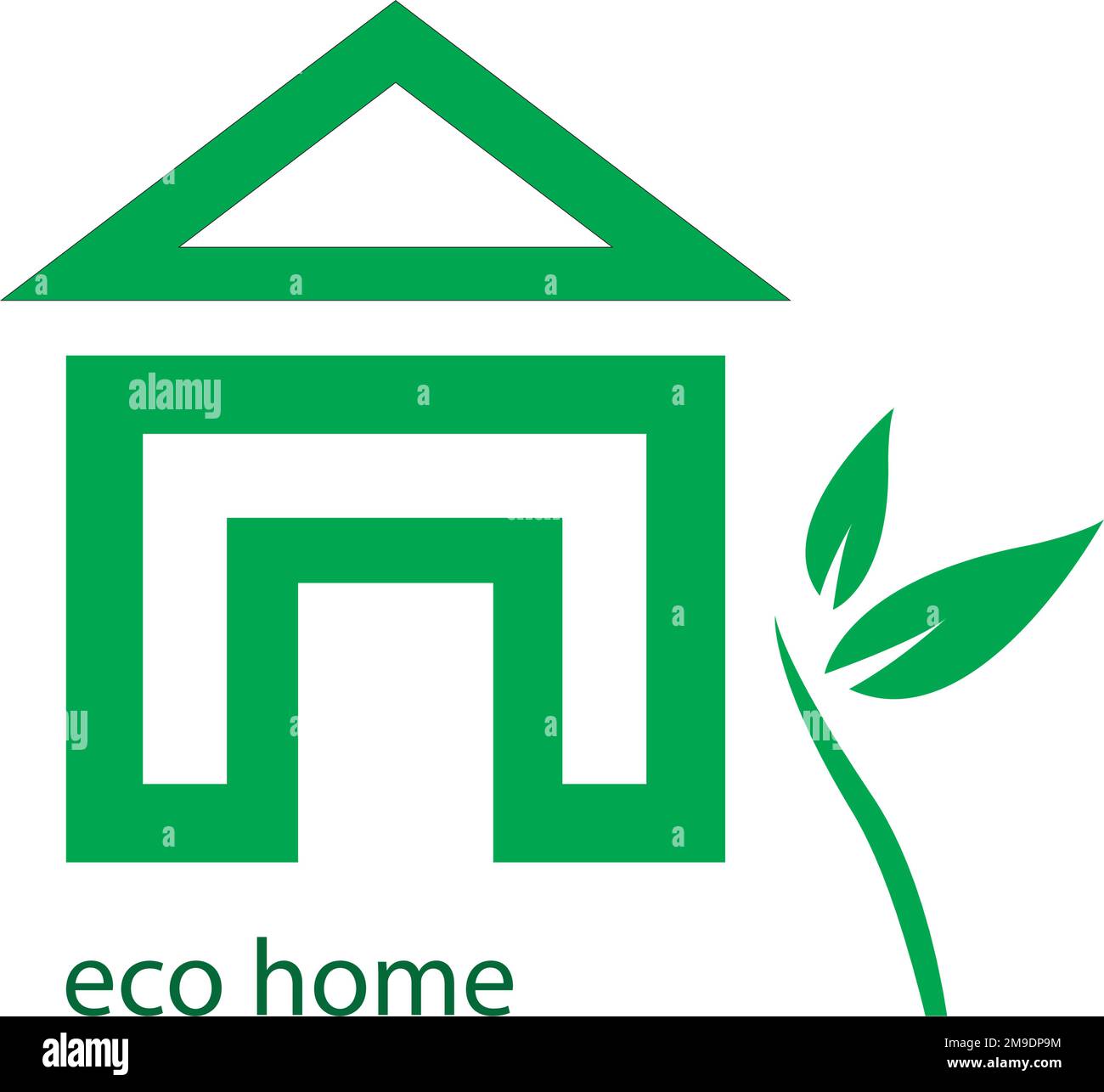 green house logo vector illustration design Stock Vector Image & Art ...