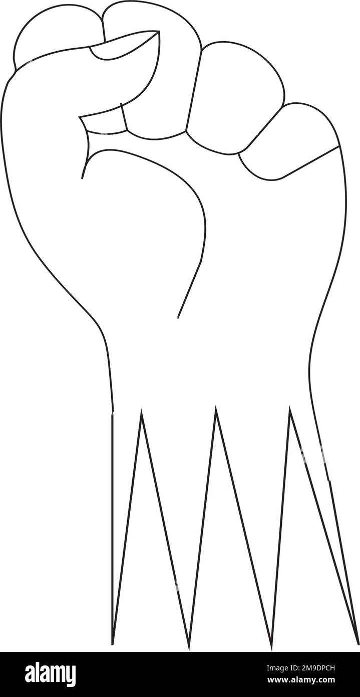 fist hand logo vector template Stock Vector Image & Art - Alamy