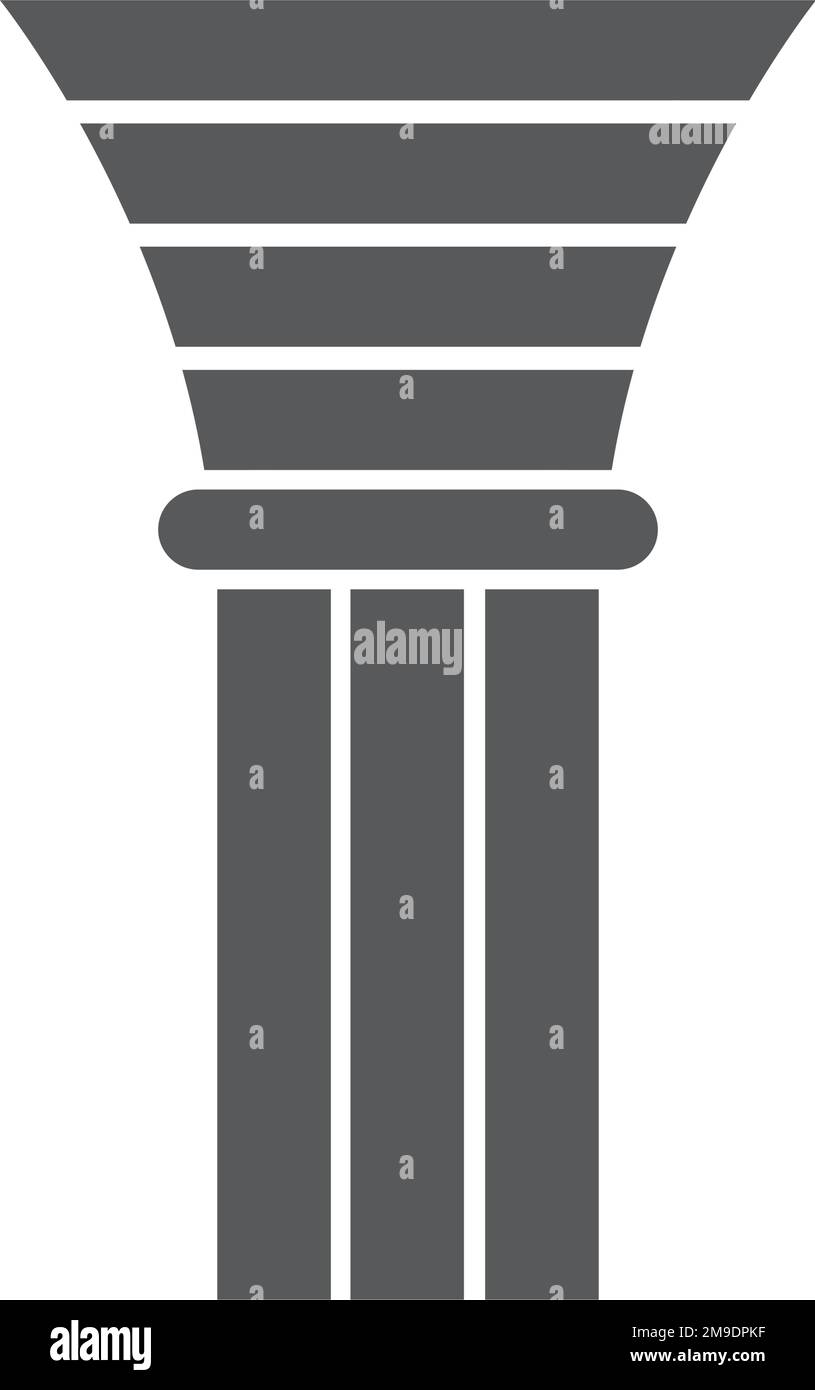 pillar logo vector illustration design Stock Vector Image & Art - Alamy