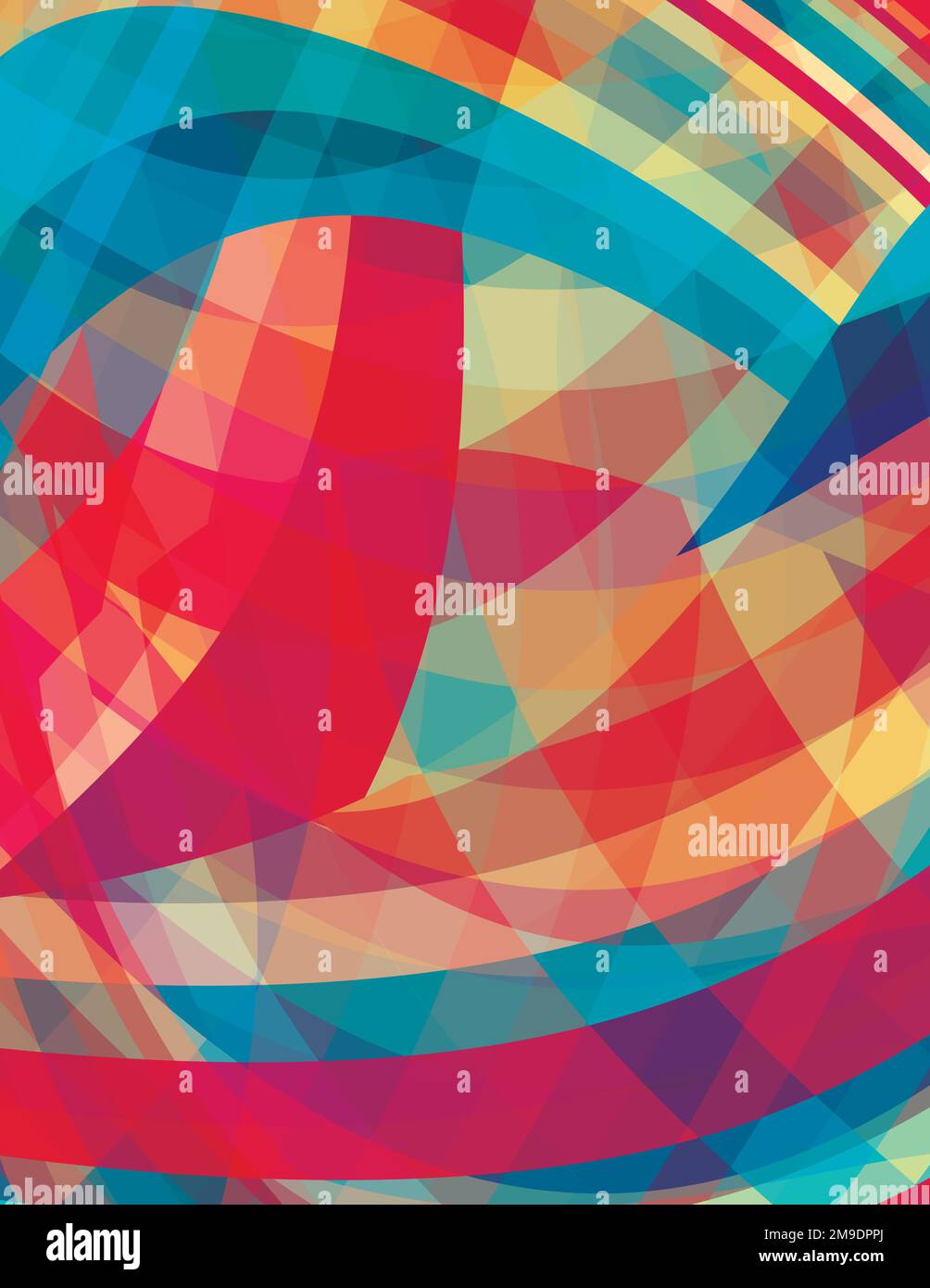 Abstract artistic background with alizarin crimson and bluish cyan ...