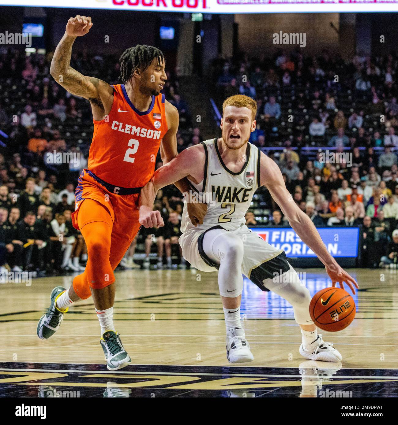 January 17, 2023: during the first half of the ACC Basketball matchup ...
