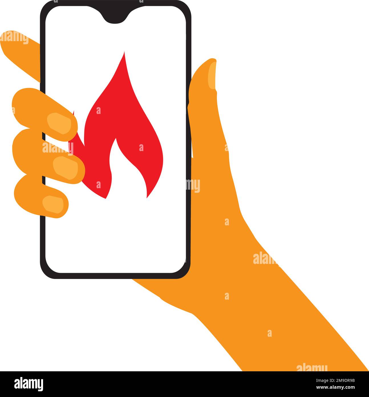 hand phone logo vektor illustration design Stock Vector Image & Art - Alamy