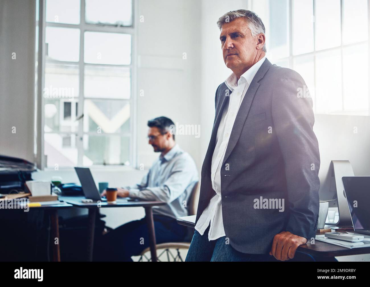 Manager thinking hi-res stock photography and images - Alamy