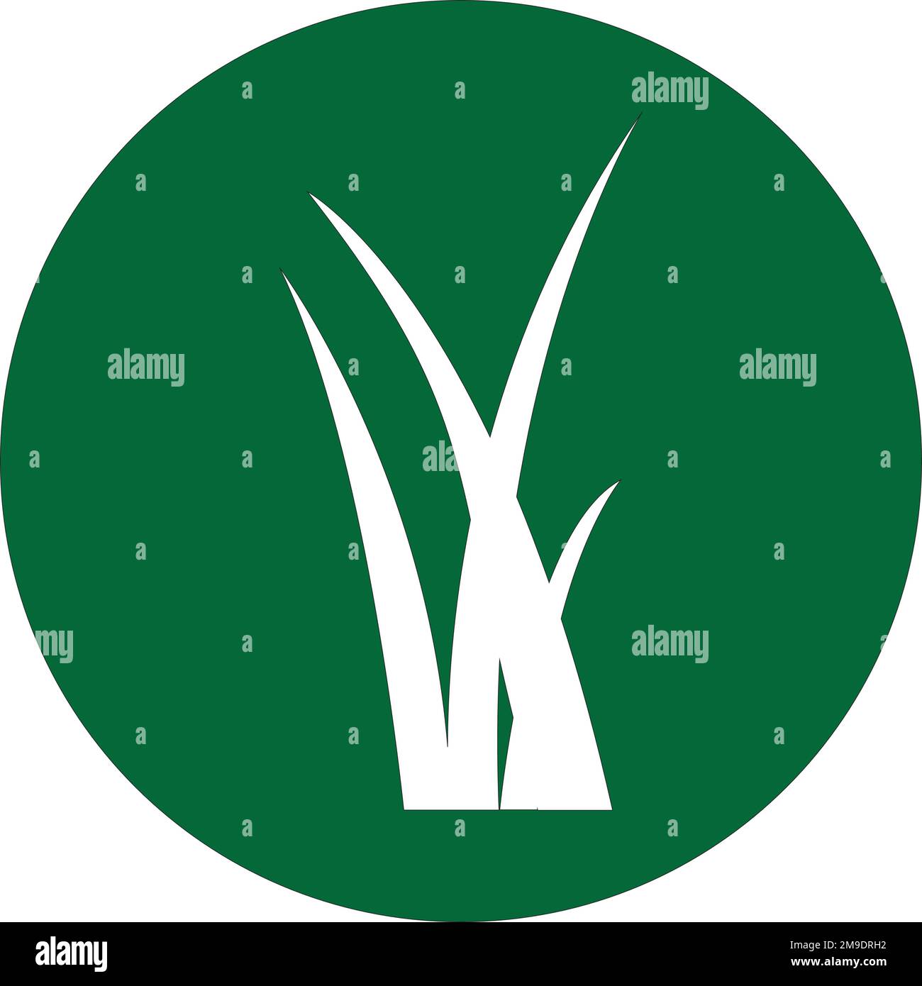 grass logo vector illustration design Stock Vector Image & Art - Alamy