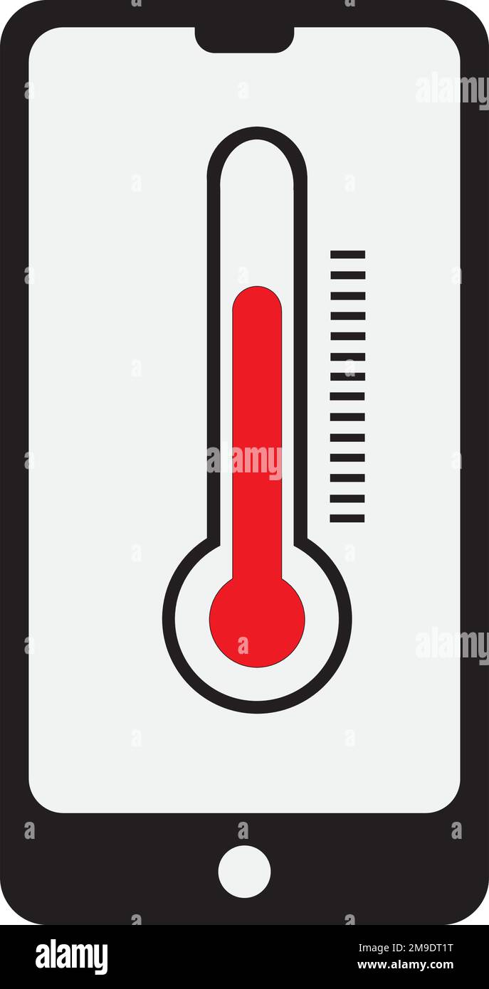 temperature scan screen logo vector Stock Vector Image & Art - Alamy