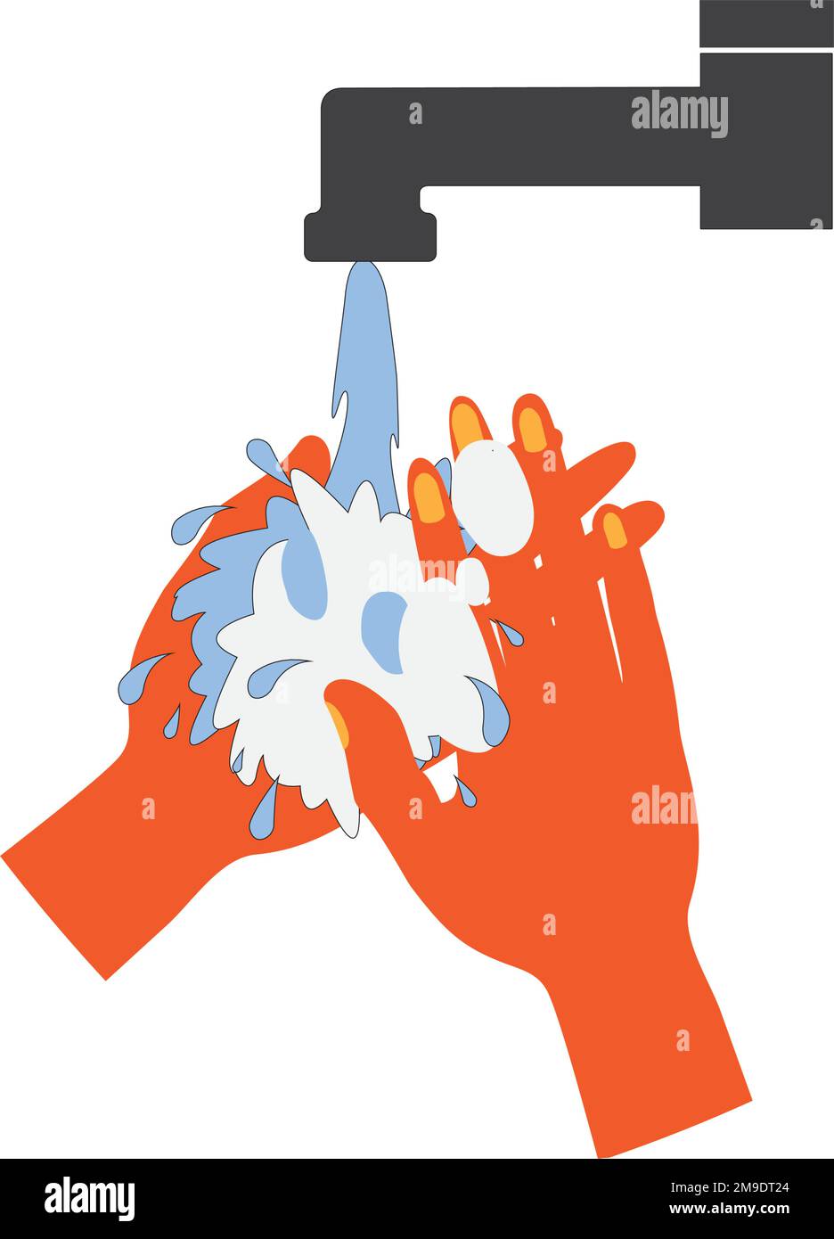 wash hand logo vektor template Stock Vector Image & Art - Alamy