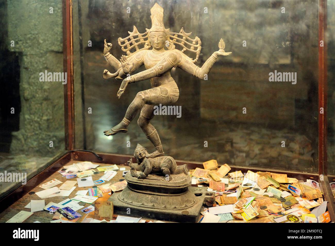 Sculpture of a dancing pose of nataraja in bronze Chola dynasty in ...