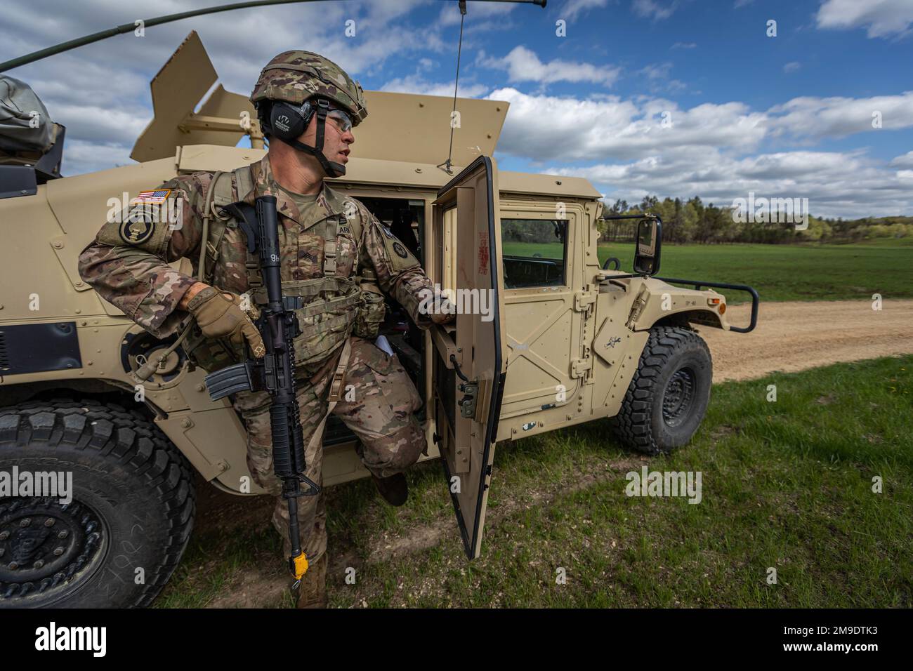 Sgt. Tyler Bennett, representing the 200th Military Police Command ...