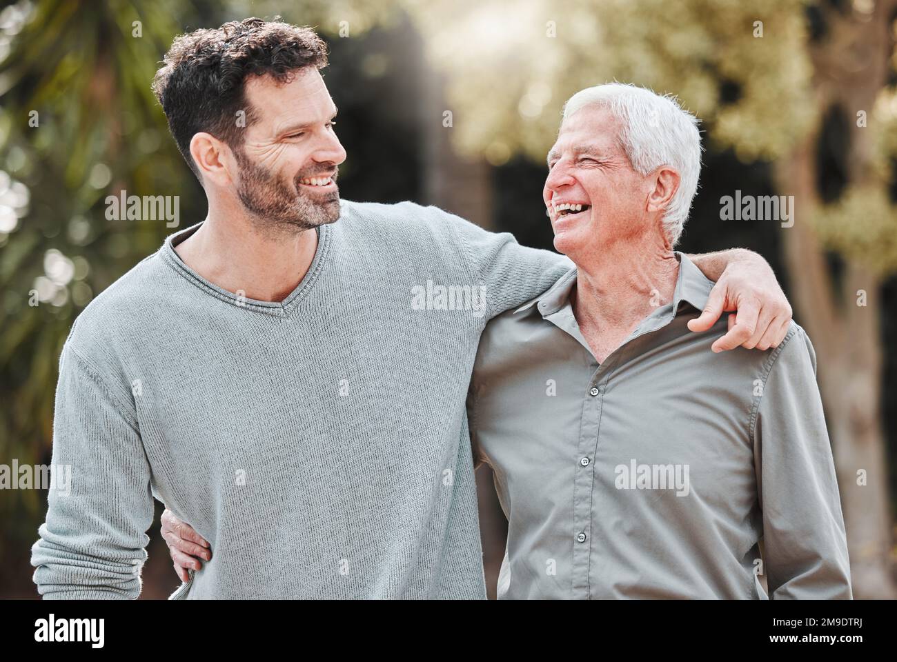 Caring for elderly parent hi-res stock photography and images - Alamy