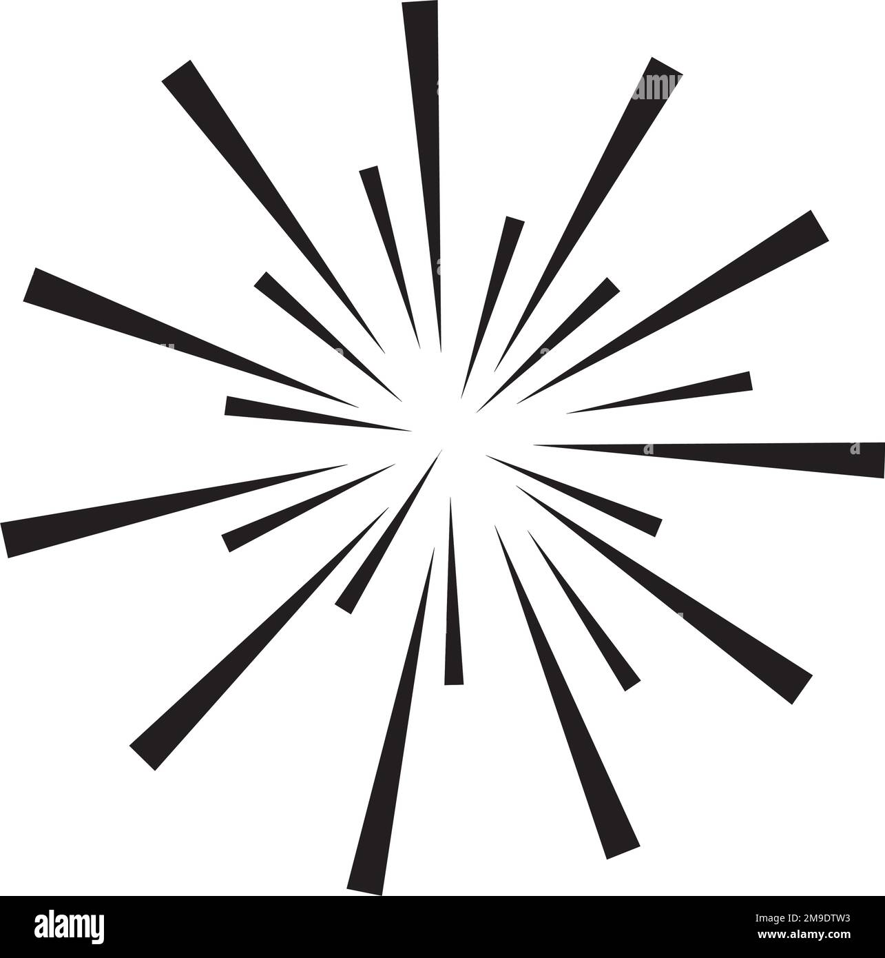 Firework illustration vintage Cut Out Stock Images & Pictures - Alamy